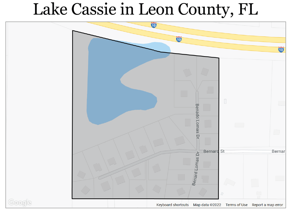 Lake Cassie Subdivision in Tallahassee, Florida - Living In Tallahassee
